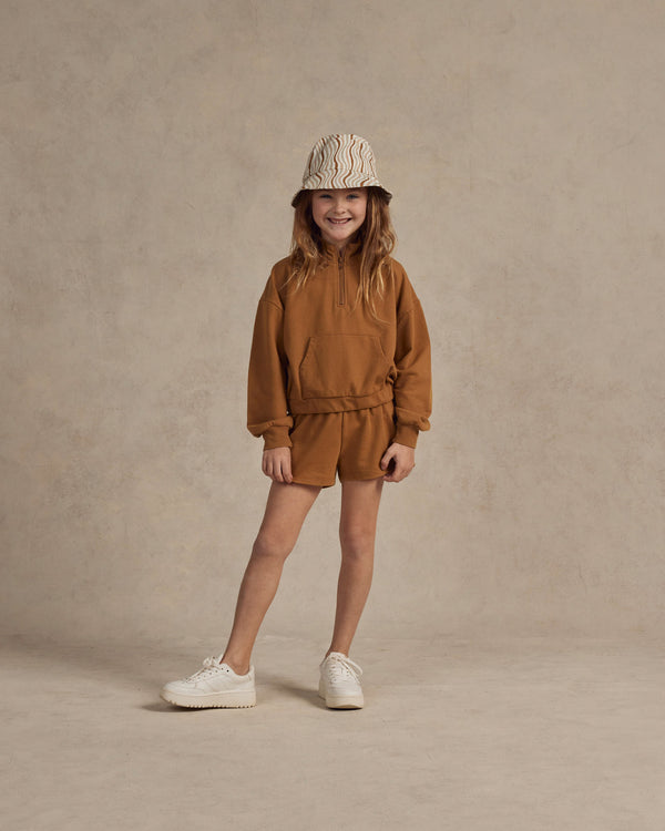 RYLEE + CRU BUCKET HAT / RETRO WAVES - Milk + Bots